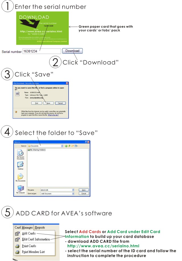Authorized Card - AVEA | HTTP IoT RFID Readers for Developers